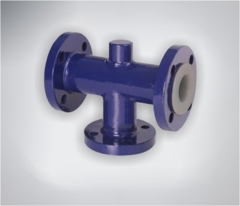 Lined EQUAL TEE | ASTM | Resistance to all corrosive chemicals